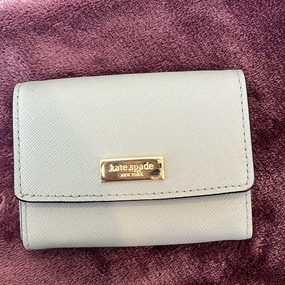 kate spade | Accessories | Kate Spade Card Holder Gray | Poshmark